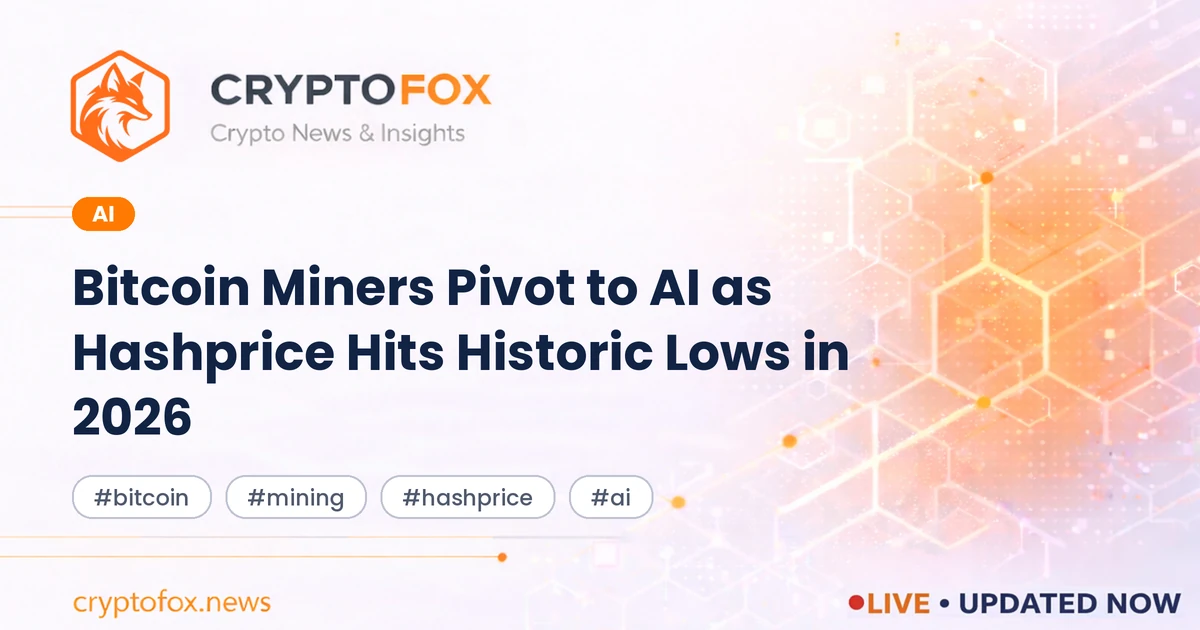 Bitcoin Mining Profitability Shifts Miners Pivot To Ai